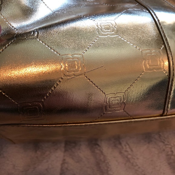BCBGMaxAzria | Bags | Bcbg Maxazria Gold Duffle Bag | Poshmark